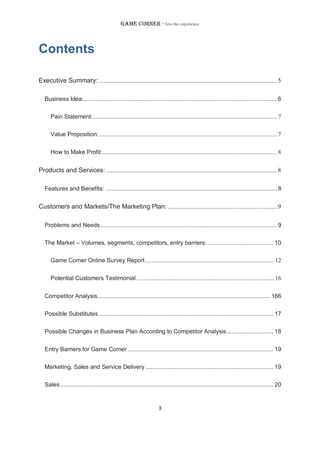 Gaming cafe-business-plan | PDF