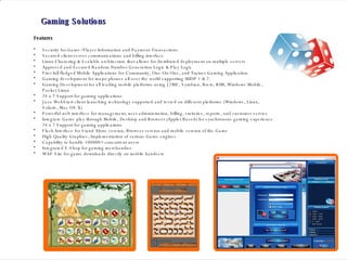 Gaming Presentation | PPT