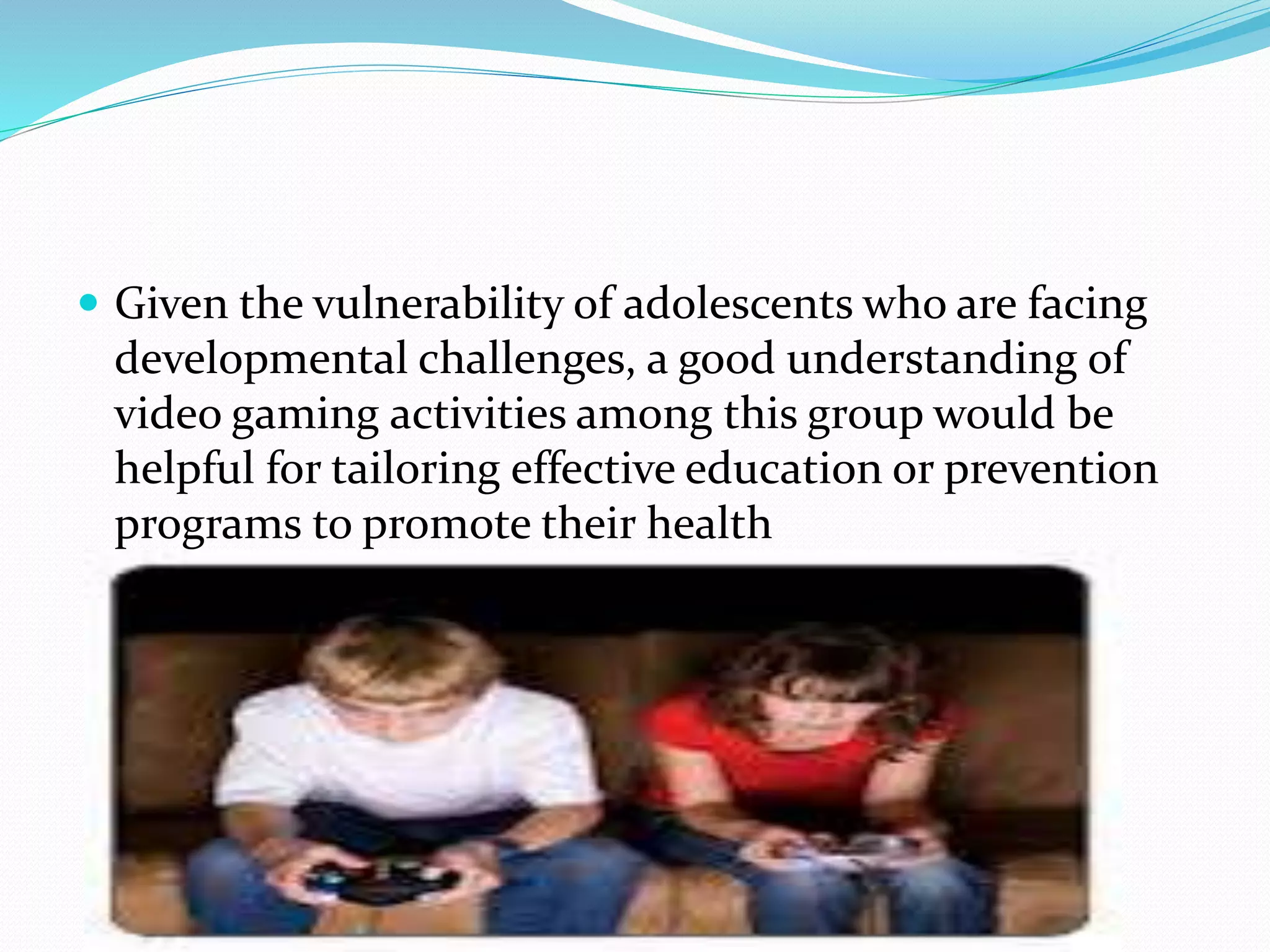 Gaming addiction final | PPTX