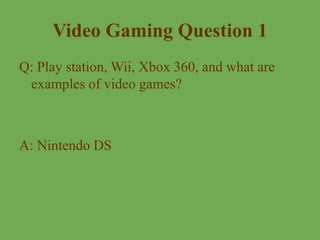 Gaming addictions | PPT