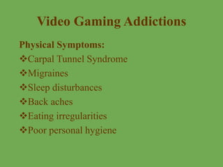 Gaming addictions | PPT