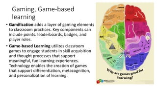 Gaming and gamification in academic and library settings | PPT