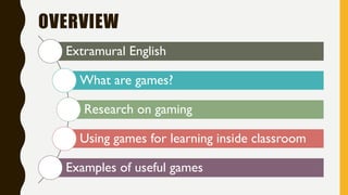 Gaming as An English Language Learning Resource | PDF