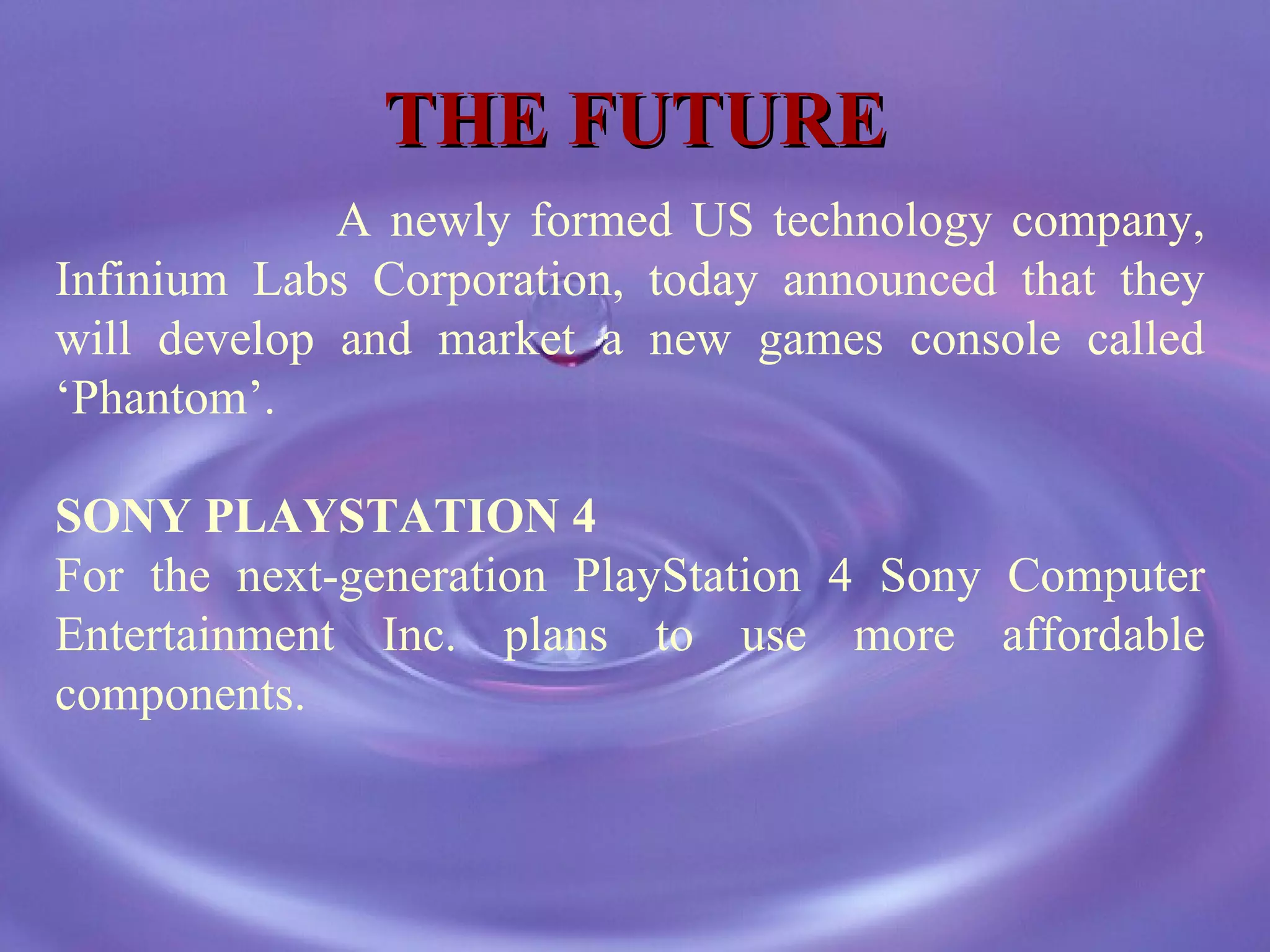 Gaming Consoles | PPT