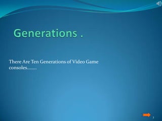 Gaming consoles ! | PPT