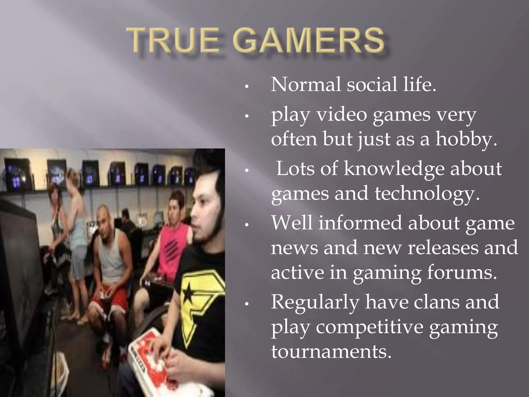 Gaming consoles and types of gamers | PPTX
