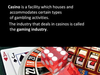 Gaming entetainment industry | PPT