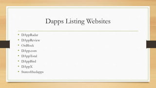 Gaming in blockchain | PPTX