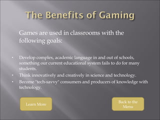Gaming In Education | PPT