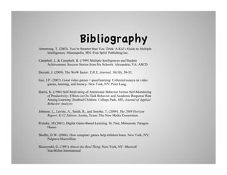 Gaming in education | PDF