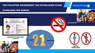 GAMING LAW LAWS AND REGULATIONS PRESENTATION | PPTX