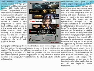 Gaming magazine | PPTX