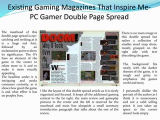 Gaming Magazine Pre-Production Treatment | PPTX
