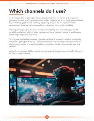 Gaming Marketing FAQs | PDF