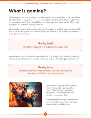 Gaming Marketing FAQs | PDF