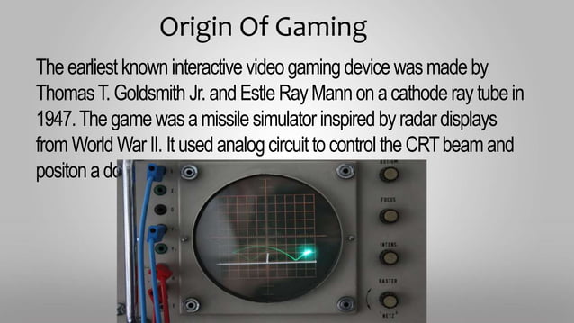 Gaming technology Presentation | PPTX