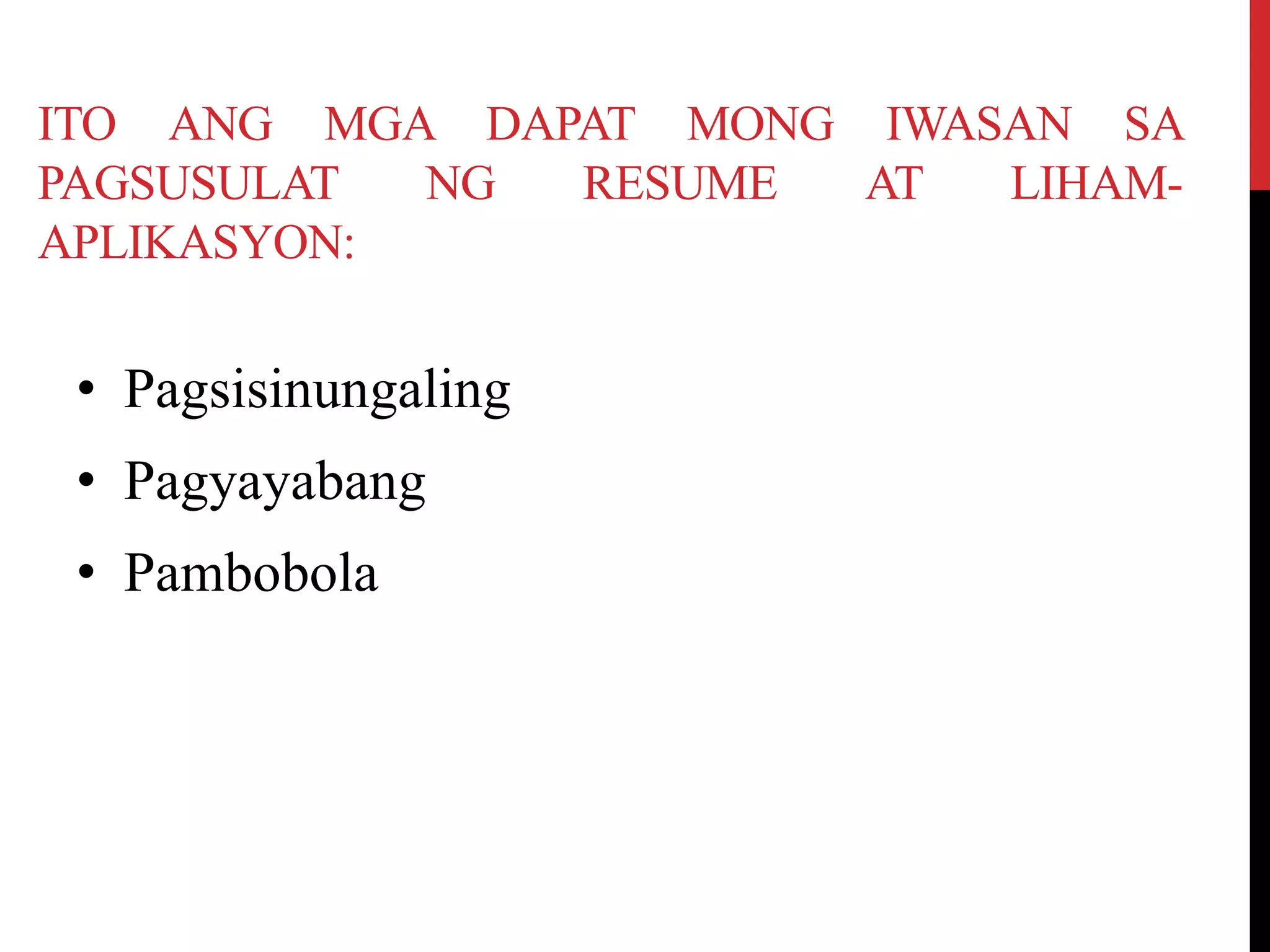 Gamit-ng-Resume-at-Liham-Aplikasyon.pptx