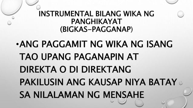 Gamit ng-wika | PPTX