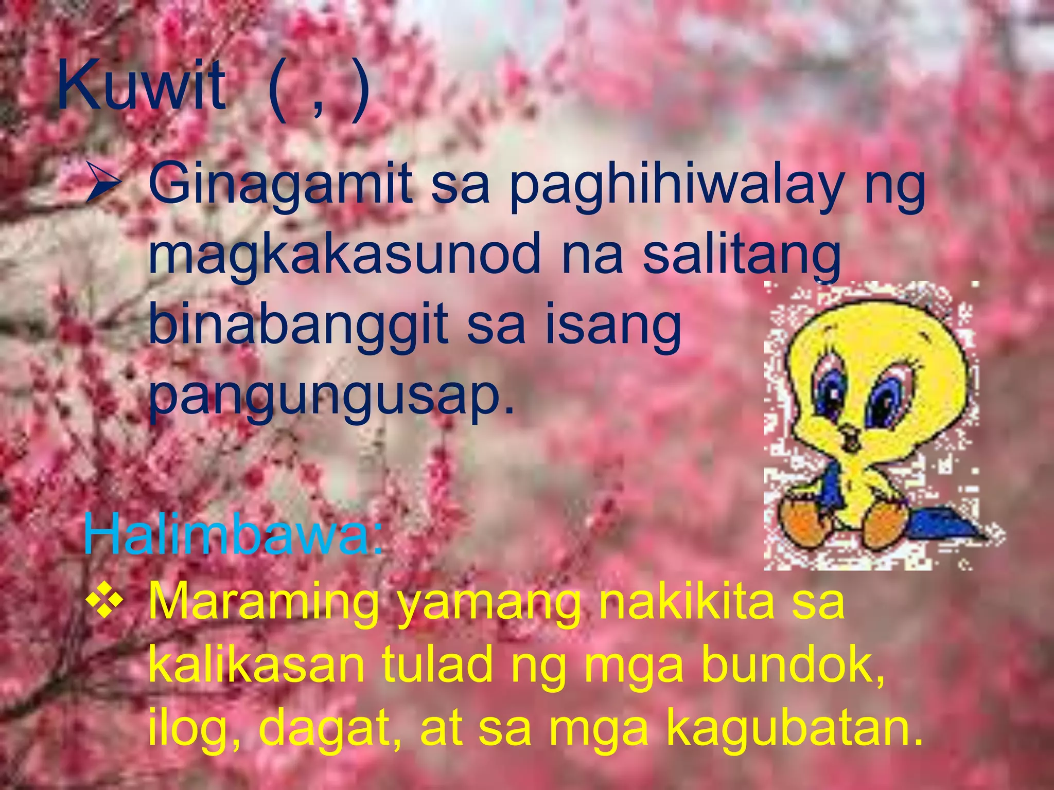 Gamit ng iba't ibang bantas | PPTX