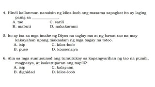 Gamit ng Isip at Kilos-loob sa Sariling Pagpapasya.pptx