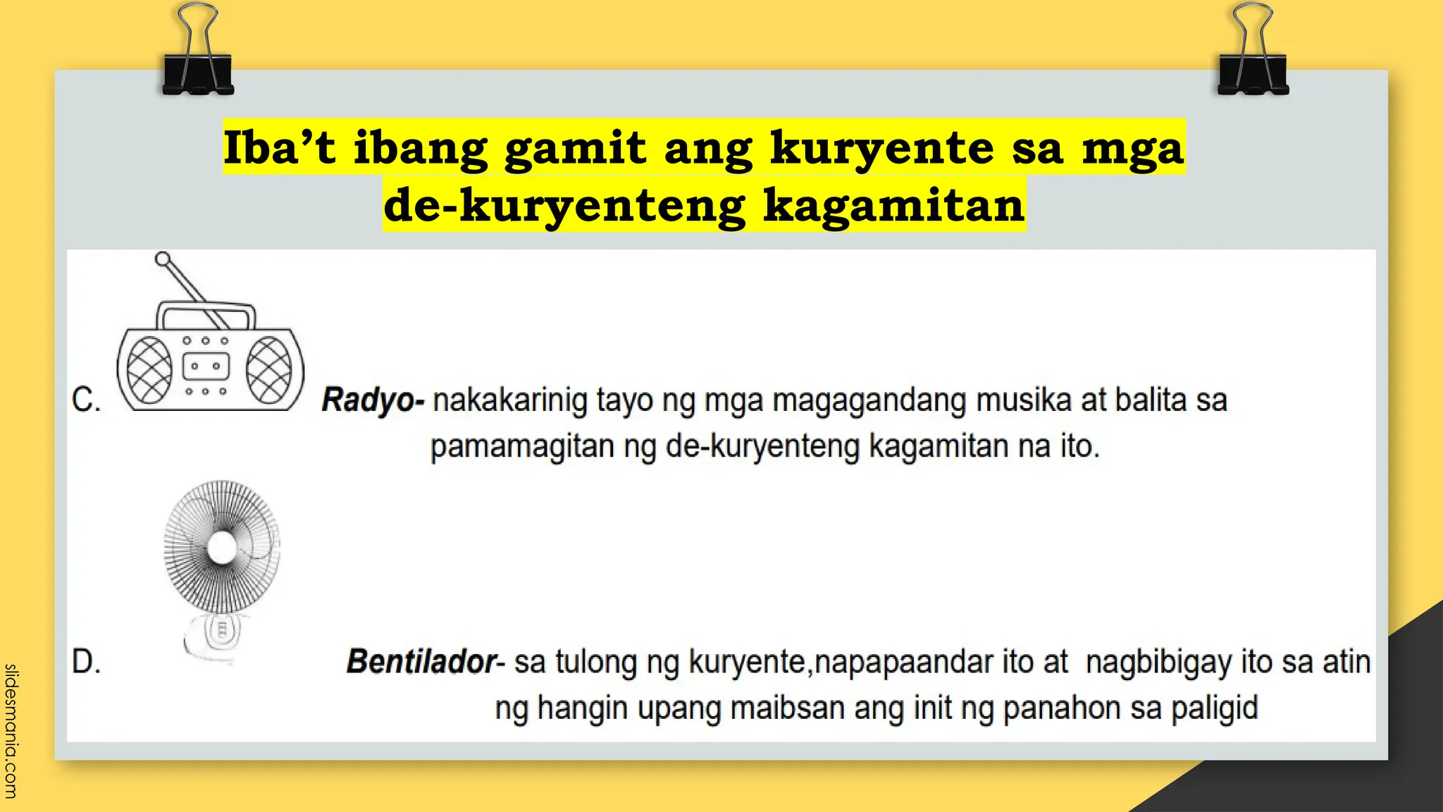 GAMIT NG KURYENTE - SCIENCE3 WEEK 6 Q3.pptx