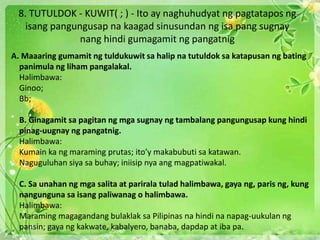 Gamit ng mga bantas | PPTX