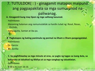 Gamit ng mga bantas | PPT