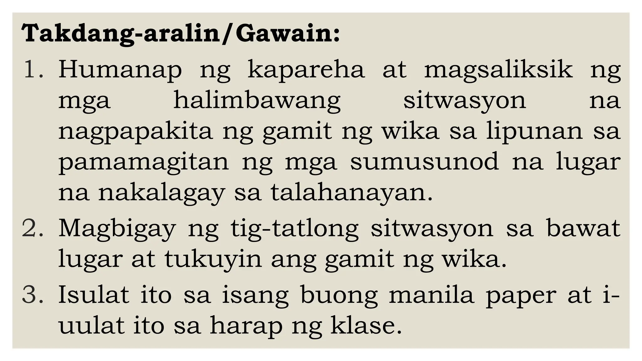 Gamit ng Wika sa Iba’t Ibang Sitwasyon.pptx