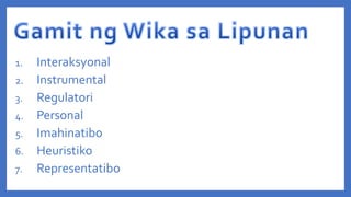 Gamit ng Wika sa Lipunan.pptx