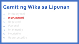 Gamit ng Wika sa Lipunan.pptx