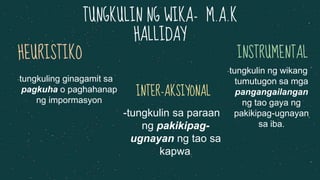 Gamit ng wika sa lipunan ready powerpoint slides | PPTX