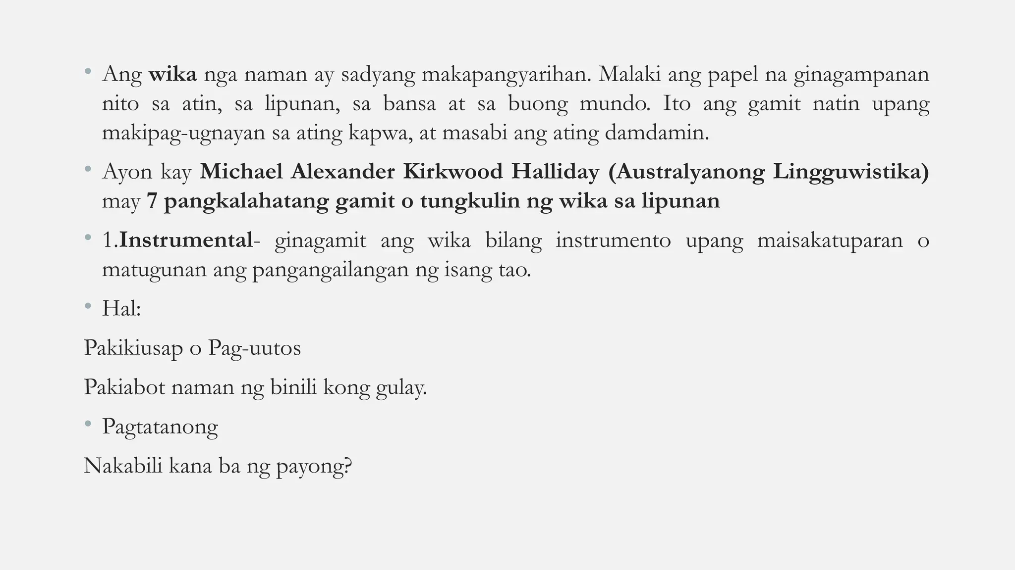 JUNIOR HIGH FILIPINO, GAMIT NG WIKA SA LIPUNAN.pptx