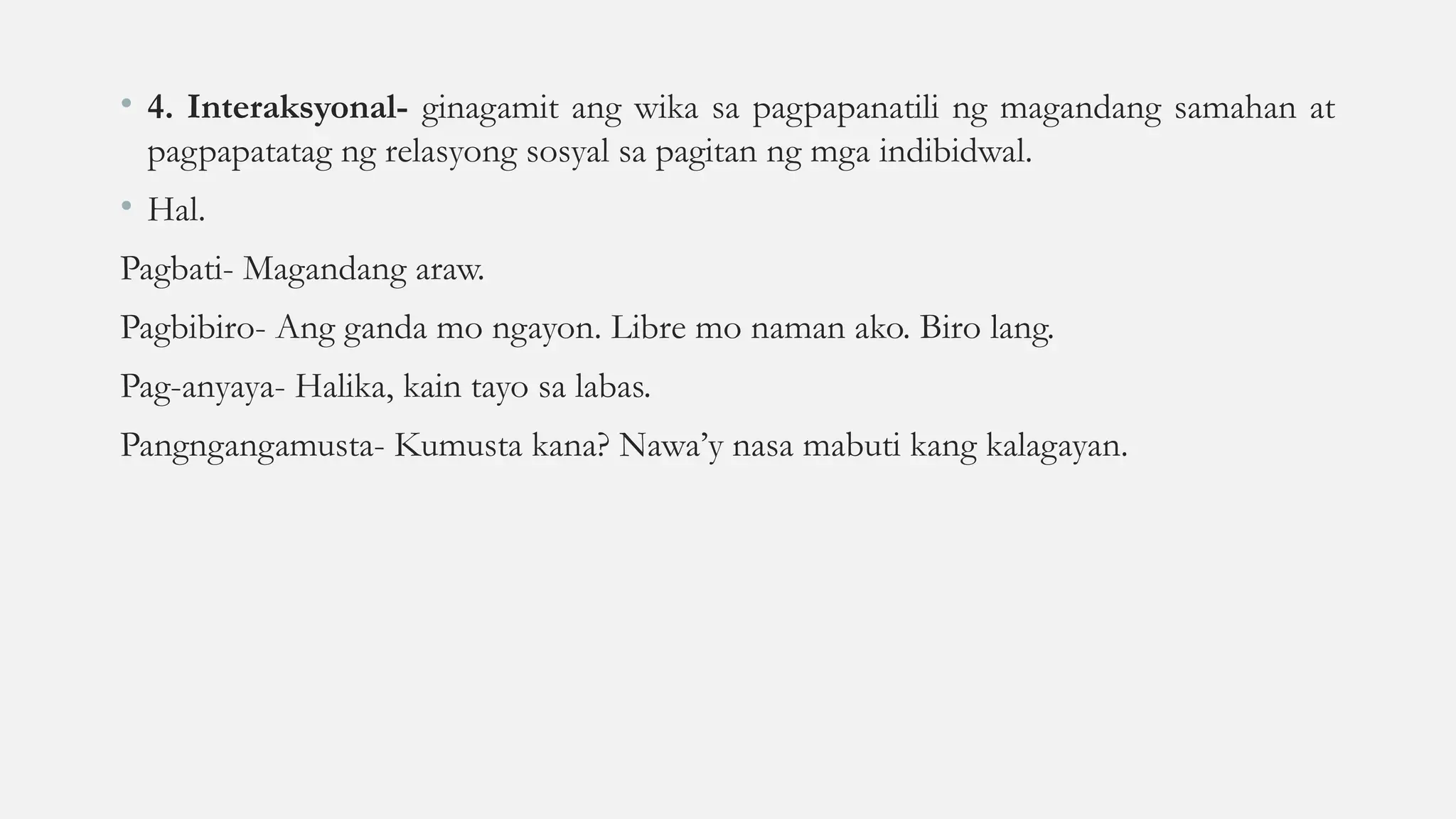 JUNIOR HIGH FILIPINO, GAMIT NG WIKA SA LIPUNAN.pptx