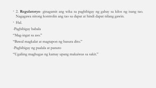 JUNIOR HIGH FILIPINO, GAMIT NG WIKA SA LIPUNAN.pptx