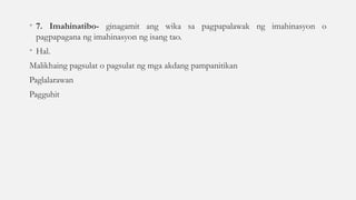 JUNIOR HIGH FILIPINO, GAMIT NG WIKA SA LIPUNAN.pptx
