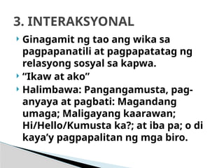 Gamit ng Wika sa Lipunan_Komunikasyon at Pananaliksik sa Wika at ...