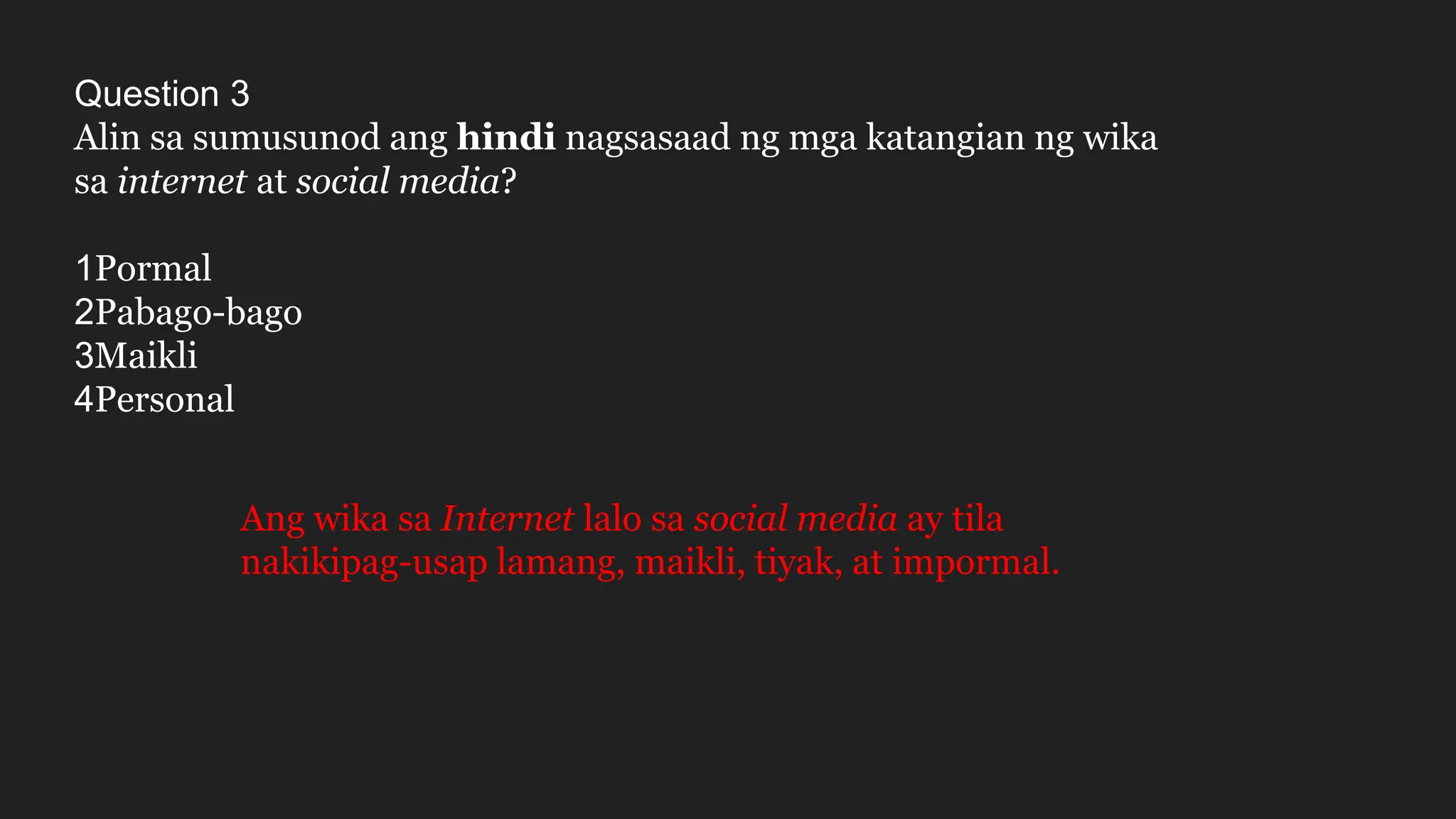 gamit ng wika sa social media KOMUNIKASYON AT PANANALIKSIK SA WIKA AT KULTURANG PILIPINO.pptx