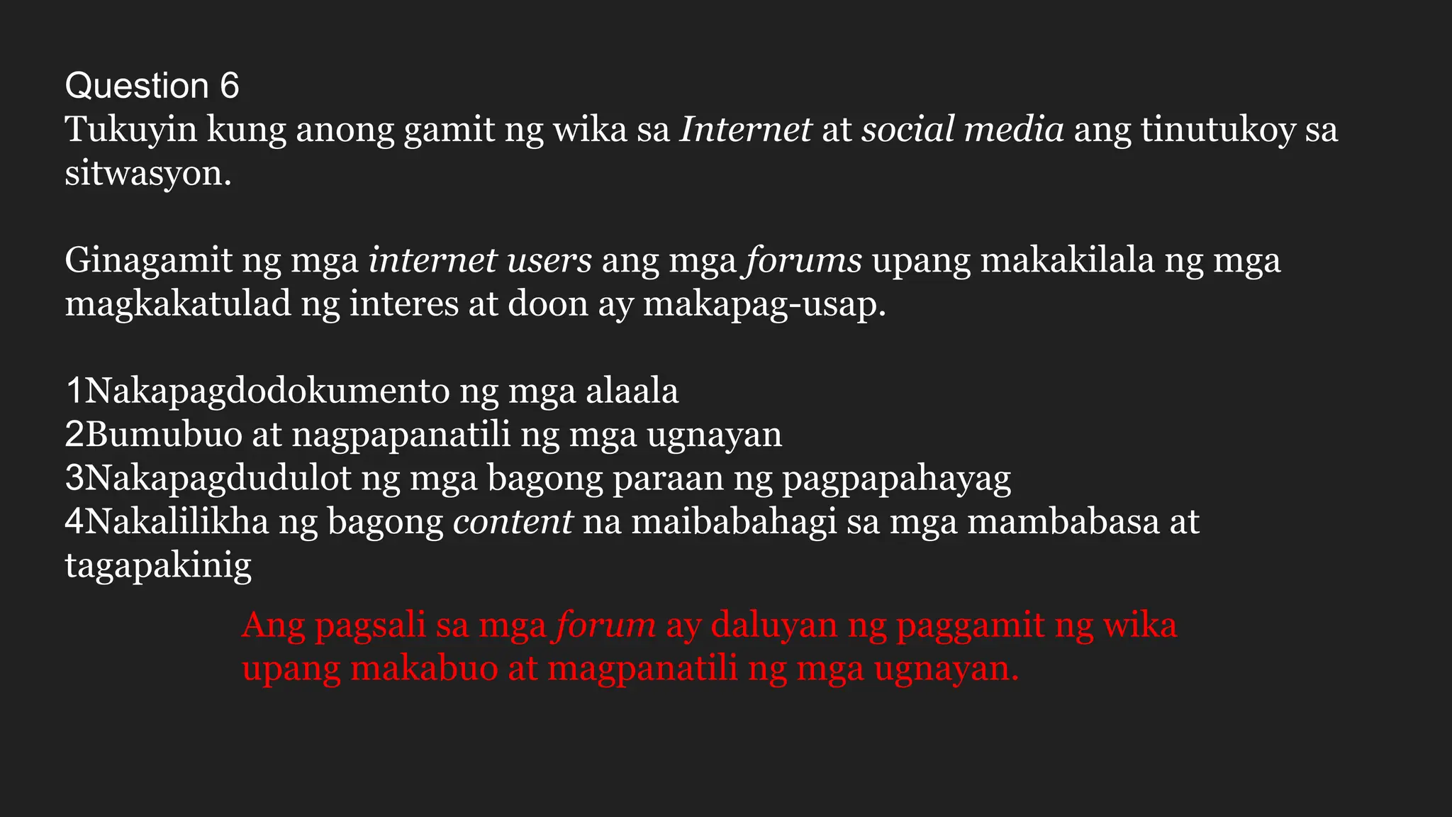 gamit ng wika sa social media KOMUNIKASYON AT PANANALIKSIK SA WIKA AT KULTURANG PILIPINO.pptx