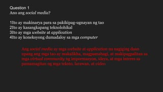 gamit ng wika sa social media KOMUNIKASYON AT PANANALIKSIK SA WIKA AT KULTURANG PILIPINO.pptx