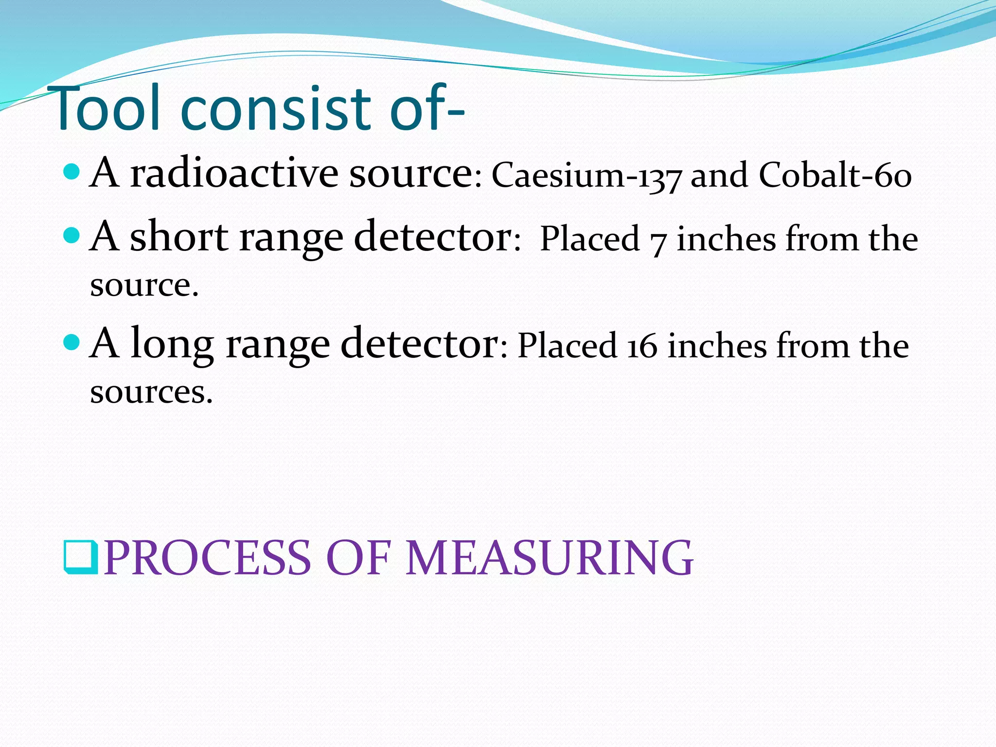 Gamma gamma log | PPTX | Geology | Science