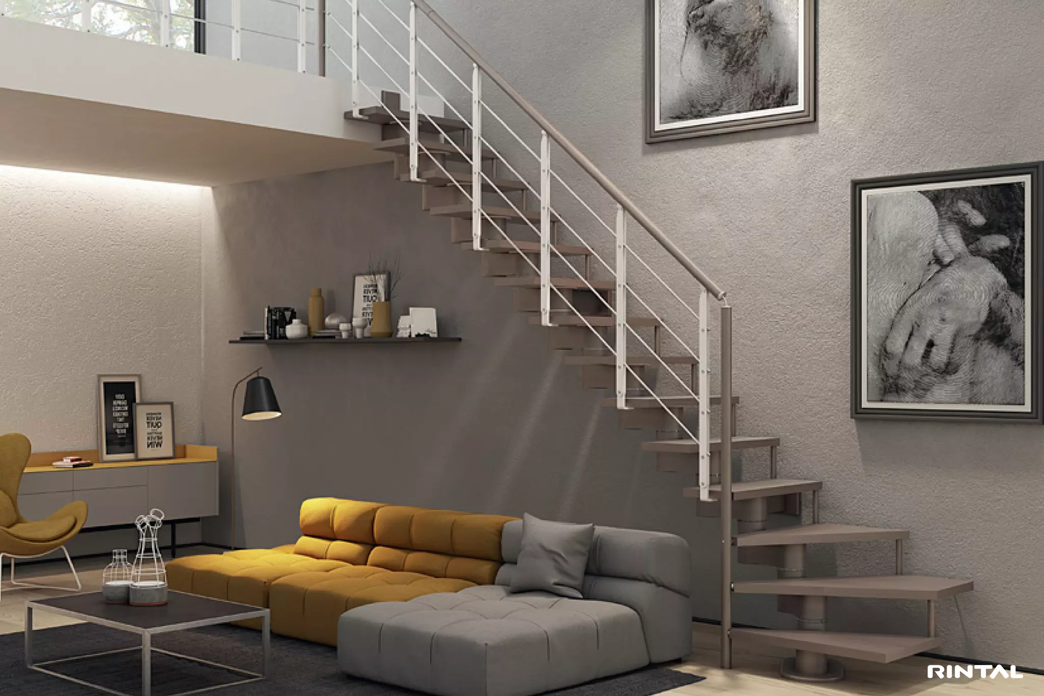 Gamma Staircase | Rintal Monograph | Made in Italy stairs | PDF