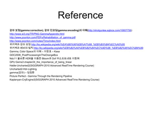 Gamma and linear color-space | PPTX