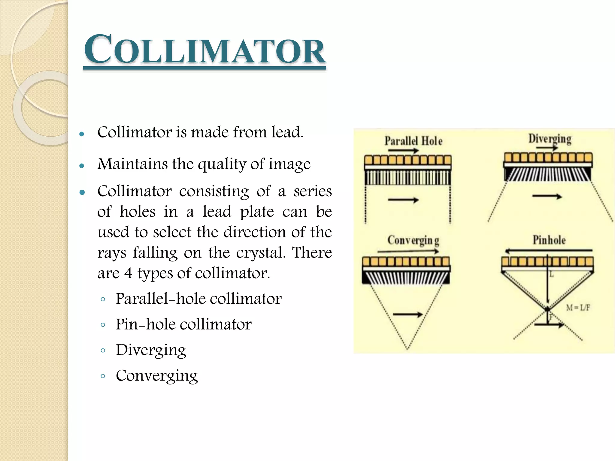 Gamma camera components | PPTX