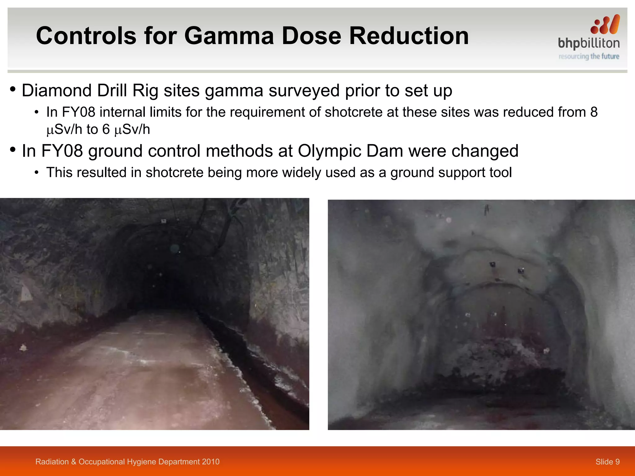 Gamma dose reduction for underground diamond drillers lawrence | PPT