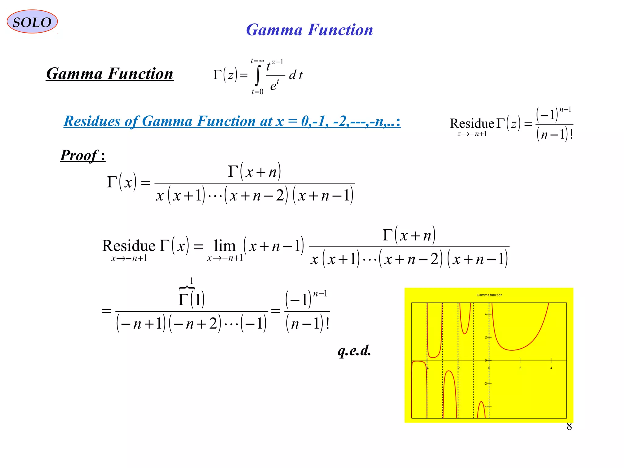 Gamma function | PPT
