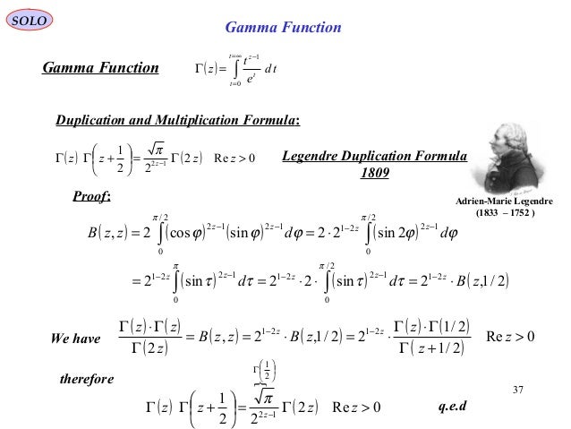 Gamma function