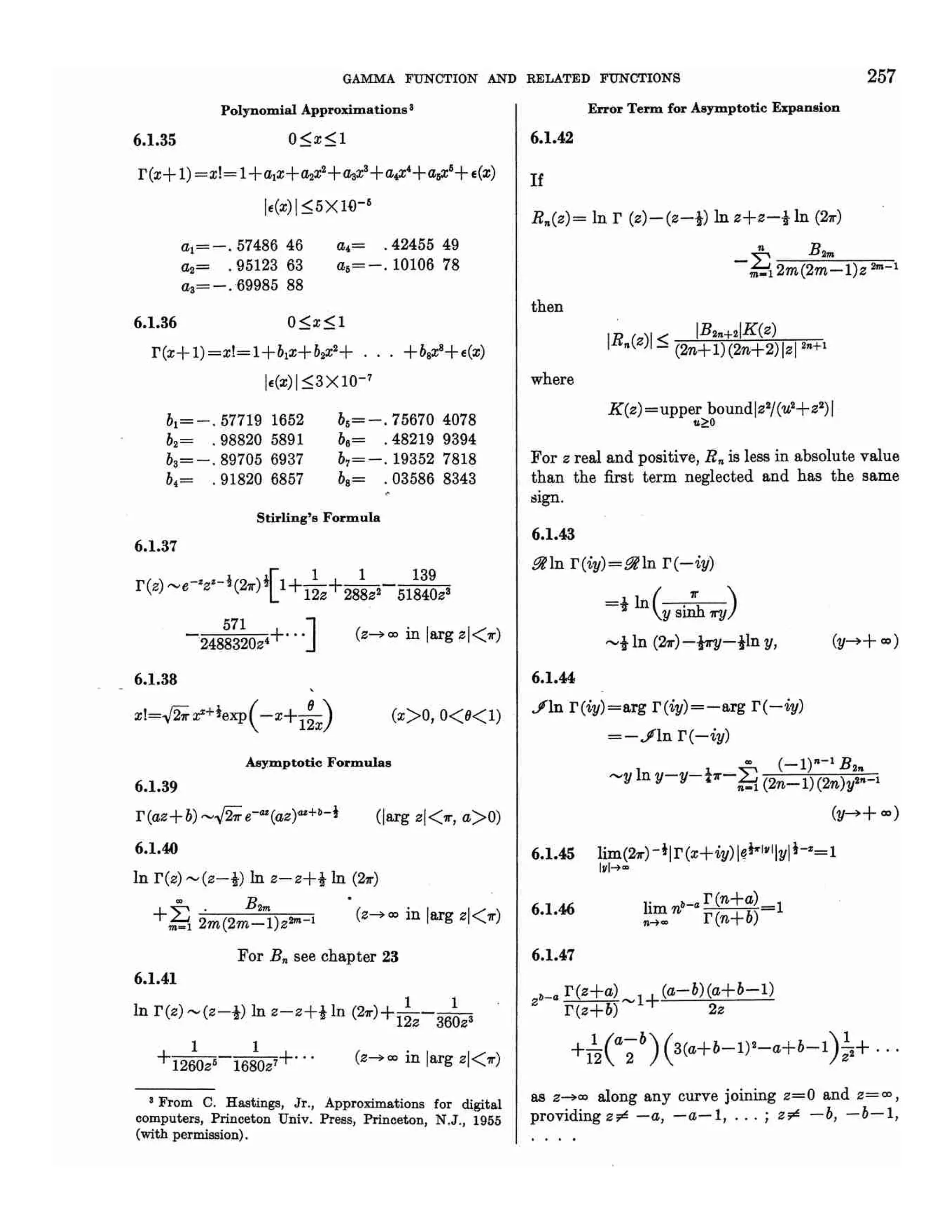 Gamma function | PDF