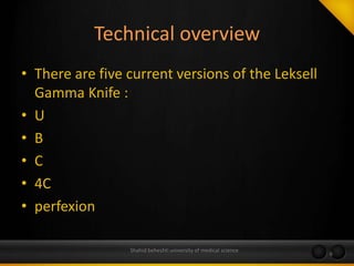 Gamma knife radiosurgery | PPT