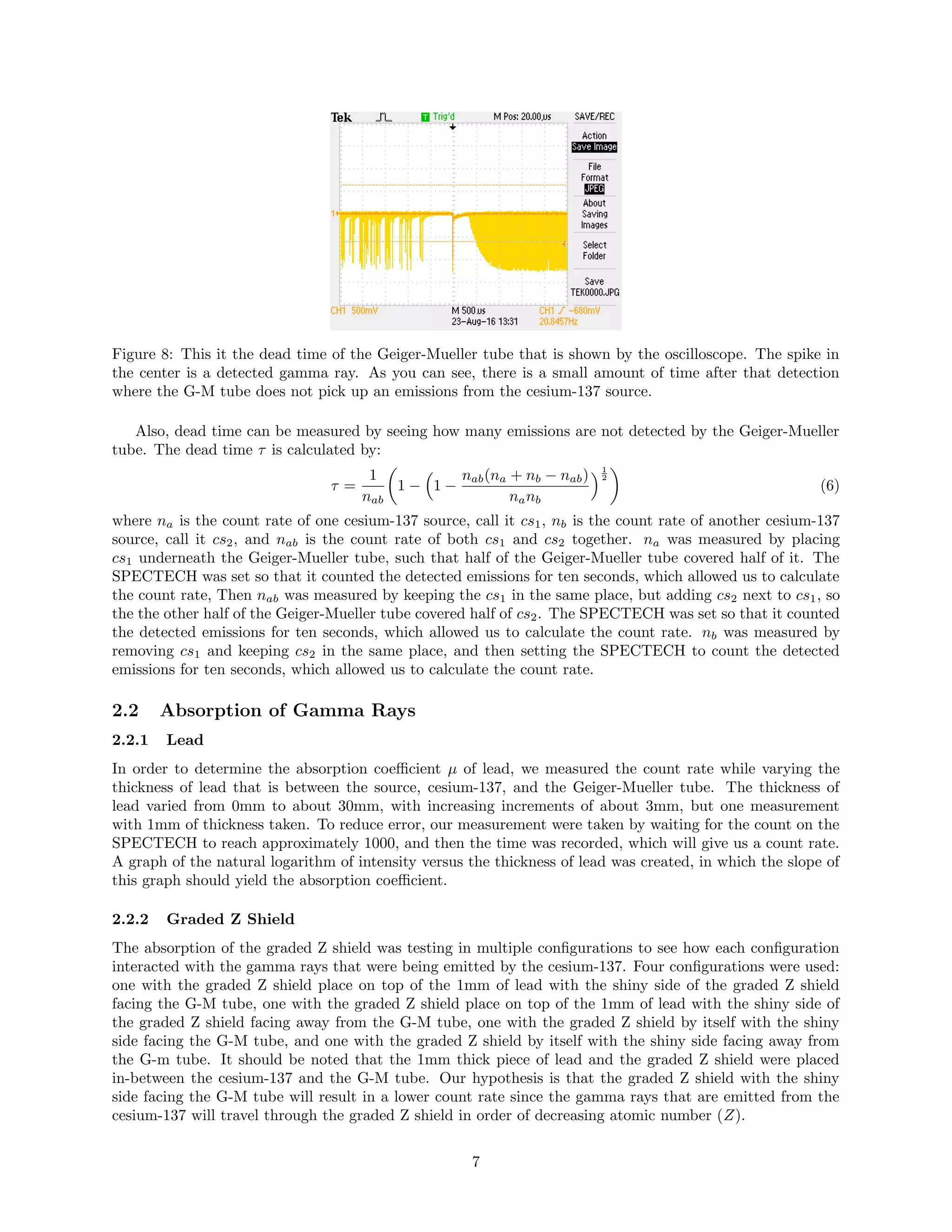 Radioactivity -- The Absorption of Gamma Rays by Matter | PDF ...