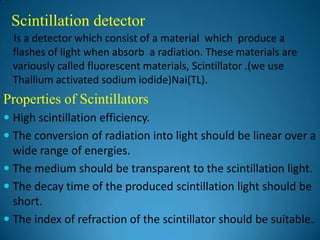 Gamma ray spectrum by using na i(tl)detector .. | PPTX